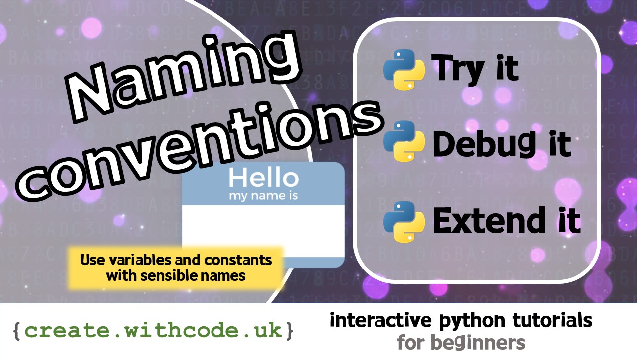 05 Python Naming Conventions