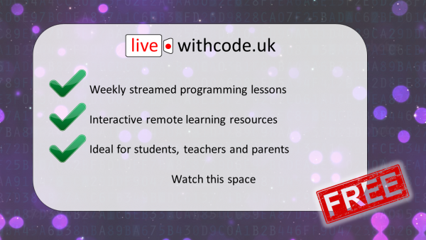 Coming soon: live.withcode.uk